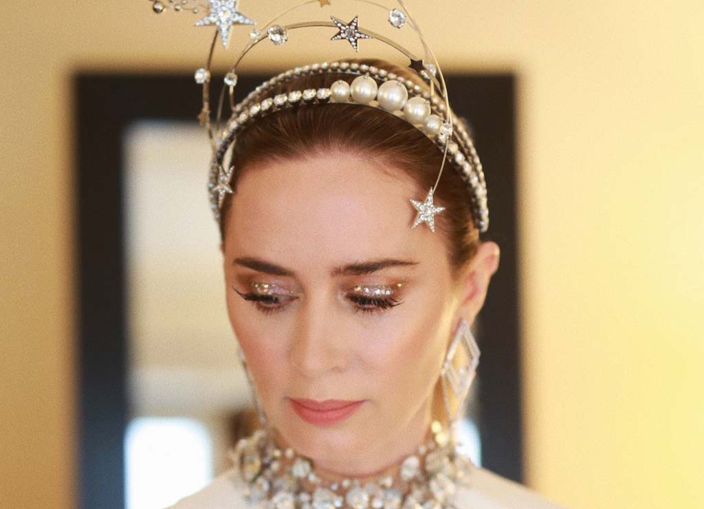 Metallic Magic: Emily Blunt – Chantecaille